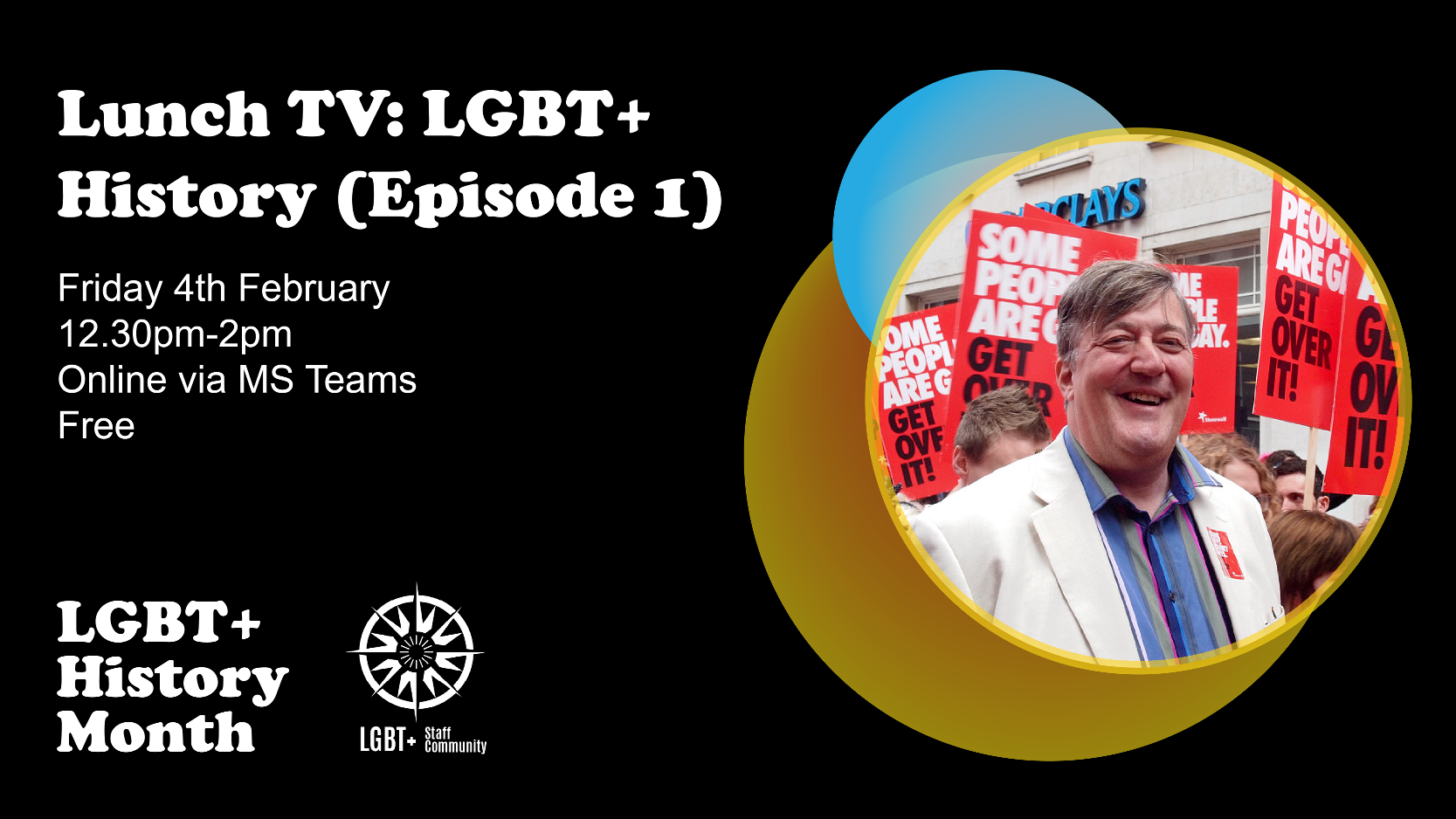 Lunch TV: LGBT+ History (Episode 1) | Events | University of Greenwich