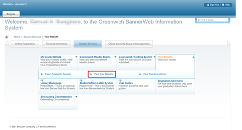 Communication of your academic progress - postgraduate results ...